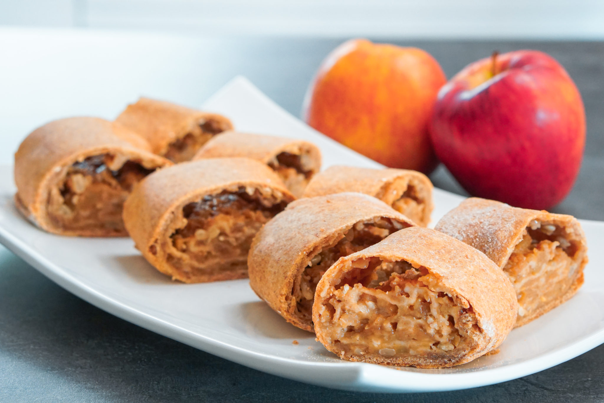 Tažený štrůdl ze špaldové mouky – Snědeno.cz